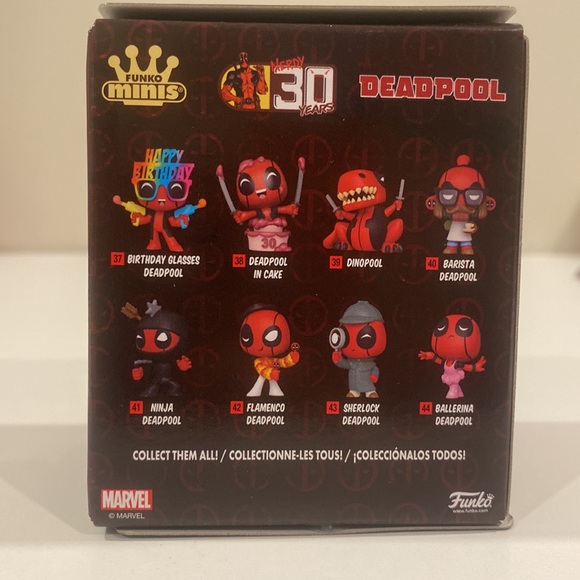 Funko | Toys | Funko Minis Deadpool Ninja Deadpool 4 3 Year Anniversary ...
